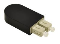 China Multi Mode Fiber Optic Loopback with SC Adapter for Low Insertion Loss Fiber Return for sale