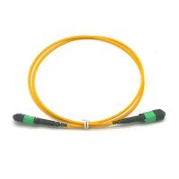 China USCOME 24 Core G657A1 LSZH 3.0 Single Mode MPO MTP Cable Fiber Optical Patch Cord Custom Length for sale