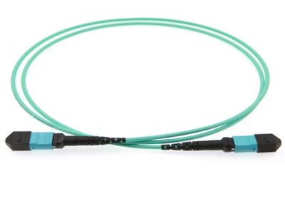 China MPO TO MPO Patch Cord Trunk MPO MTP Cable 8 / 12 / 24 Fiber Core for sale