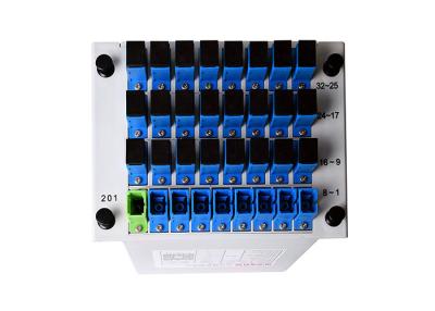 China 1 in 32 uit PLC Stop van de Vezel de Optische Splitser 1x32 in Typeplc met Sc-Schakelaar Te koop