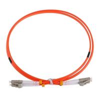 China LC-LC Multimode Optical Fiber Patch Cord with Customizable Length for FTTH FTTB FTTX Networks for sale