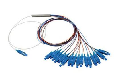 China 1 In 16 Out Miniature Type PLC Optical Fiber Splitter With SC Connector for sale