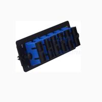 China Custom 1U Form Factor Fiber Optic Patch Panel with Slide-Out Tray for 19 Inch Rack Mount for sale