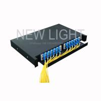 China 19''/23'' Rack Mount Slidable Drawer Fiber Optic Patch Panel with 12/24 Core for Easy Cable Management for sale
