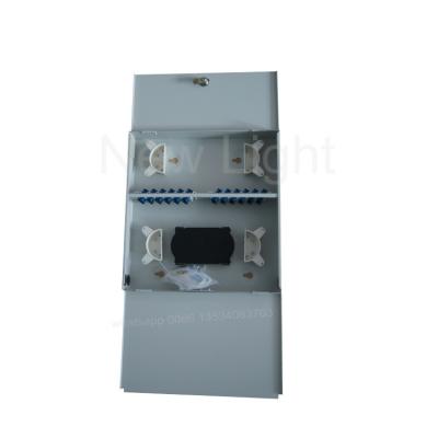 China 12 24 48 96 Core Fiber Network Equipment Fiber Optic 48 Port Distribution Box for sale