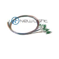 China Low Insertion Loss 40dB Return Loss 0.9mm Diameter Fiber Optic Pigtail and Fiber Jumper Cable for sale