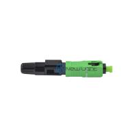 China SC UPC Optical Cable Connector with Low Insertion Loss, Corrosion Resistant and UL-rated Plastic Housing for Field Assembly for sale