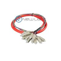 China 12core 0.9mm Multimode Fiber Optic Pigtail Optic Fiber Jumping Cable for CATV and Telecommunication for sale
