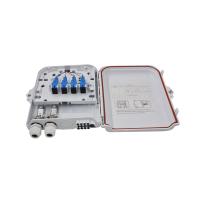 China ABS 8 Port Wall Mountable FTTH Termination Box with PLC Splitter for Fiber Optic Networks for sale