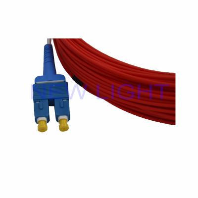 China RoHS SC Uniboot Multimode Fiber Optic Patch Cord LSZH 2.0 Mm for sale