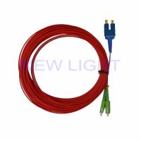 China LSZH 3M Multimode Duplex Fiber Optic Patch Cable SC/LC to LC Customizable Length for sale