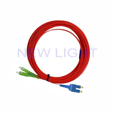 Cina Lo Sc/Lc al cavo a fibra ottica duplex misto LSZH 3M della toppa di Lc ha personalizzato in vendita