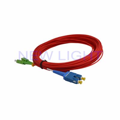 Cina Lo Sc/Lc al cavo a fibra ottica duplex misto LSZH 3M della toppa di Lc ha personalizzato in vendita