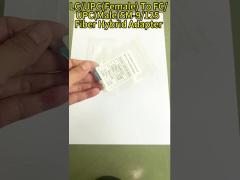 Blue Color Simplex LC Single Mode Attenuator , 4db Attenuator For Fiber Optic CATV