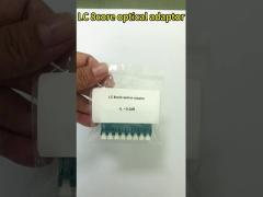 LC duplex single mode fiber optic sc to st adapter with Simplex Design