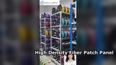 12 Core Fiber Optic Patch Panel Rack Mount Solution