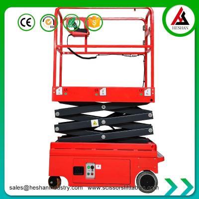 Cina Le forbici idrauliche elettriche mobili industriali sollevano 3.9M automotori 300kg in vendita