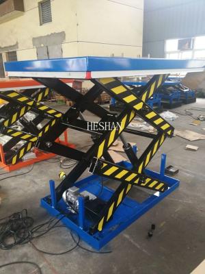 Cina 1 aria idraulica elettrica di Ton Portable Scissor Lift Table che solleva Jack Customized in vendita