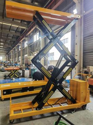 China tabela de elevador móvel das rodas 1000kg-5000kg elétricas portáteis com CE à venda