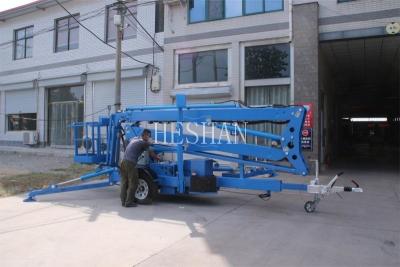 Cina 8m - 20m Mini Trailer Mounted Articulating Boom sollevano trainabile idraulico per l'azienda agricola in vendita