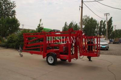 China 20M Articulated Hydraulic Aerial Arbeitsbühne-Towable Teleskopausleger-Aufzug zu verkaufen