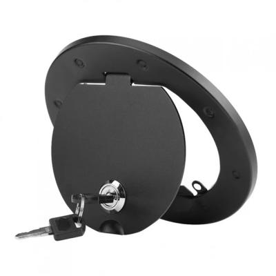 China FARPREEY Fuel Tank Cap Lock Fuel Filler Door Cover Suitable for 2007-2017 Jeep Wrangler JK TJ for sale