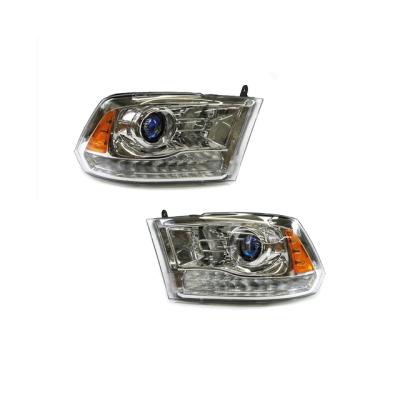 China Farpreey 2pcs/set Left + Right 68274982AA 68274983AA with Dual Function Halogen Projector Headlight for RAM 2016-2018 for sale