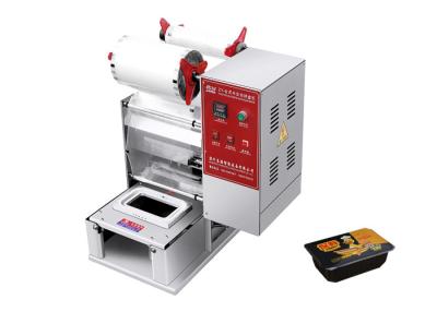 China SUS304 tampo da mesa Tray Sealing Machine Roll Film para a bandeja e a bacia à venda