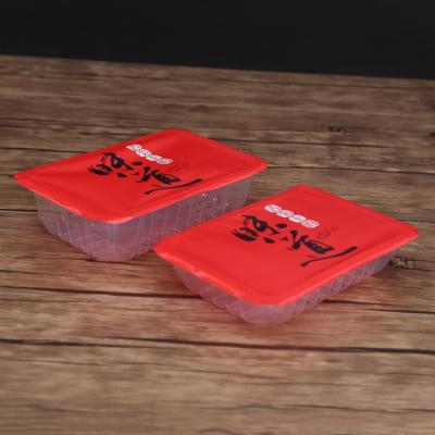Cina 300 alimento di plastica Tray Sealing Machine For Meat di Pcs/H 3Kw in vendita