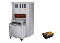 China 2KW MAP Tray Sealer Machine Tray Box Sealer Machine For Fruit for sale
