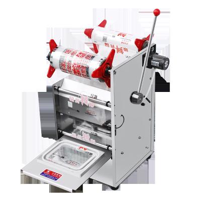 China alimento Tray Sealing Machine Tabletop Semi de 700W 300℃ automático à venda