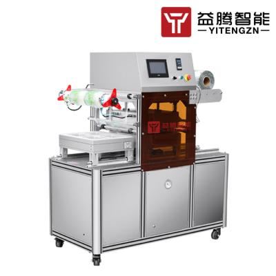 Chine Équipement de emballage du vide 4KW de nourriture de Tray Sealer Machine In de plateau en plastique automatique continu de CARTE à vendre