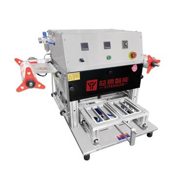 Cina lega di alluminio automatica di Tray Sealing Machine 6061 dell'azoto 1600W in vendita