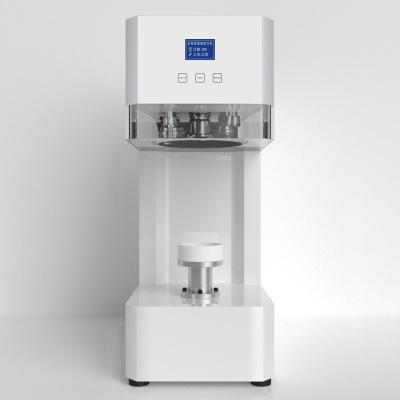 China ISO9001 Standard Semi Automatic Manual Tray Sealing Machine For Plastic Tin Can for sale