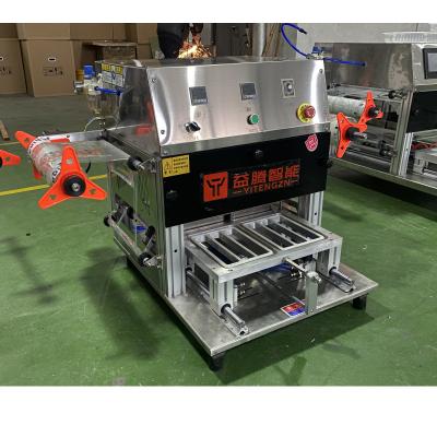 China controle de exposição automático de Tray Sealing Machine Touch Screen do tampo da mesa de 1600W 800pcs/H à venda