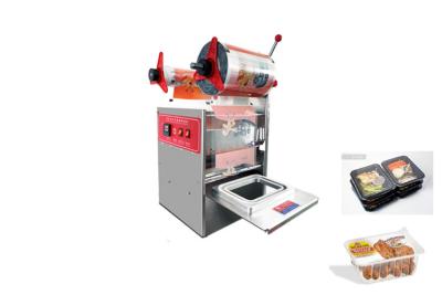 Chine SUS304 nourriture en plastique Tray Sealing Machine Tabletop Manual à vendre