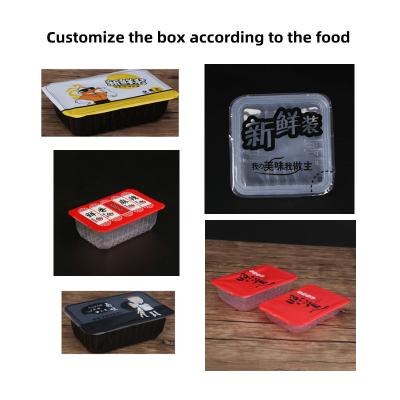 Cina alimenti di Tray Sealing Machine For Preserved del pranzo di 500pcs/H 700W in vendita