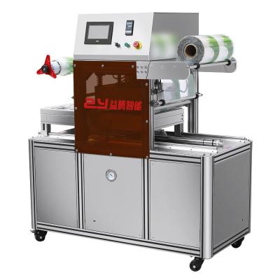 China 2400W Vacuum Pneumatic Lunch Tray Sealing Machine Semi Automatic for sale