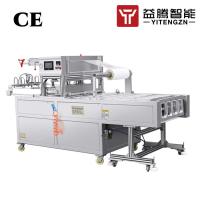 China Automatic Continuous MAP Tray Sealer Machine Food Packaging Machine in Pneumatic Vacuum for sale
