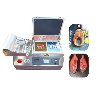 Cina Pacchetto modificato Tray Sealer dell'impacchettatrice della pelle di vuoto dell'atmosfera 240 Pcs/H in vendita