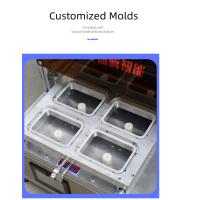 China 2KW MAP Tray Sealer Machine Nitrogen Filling With CE Certification for sale