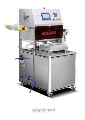 Cina tempo d'imballaggio sotto vuoto di immagazzinaggio di lunga durata dell'alimento della macchina imballatrice di Tray Sealer Machine Lunch Plate della MAPPA 3Kw in vendita