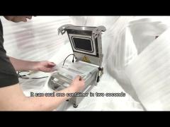 Small Manual Tray Sealing Machine Box-Packed Sealer Equipment for Packaging Food