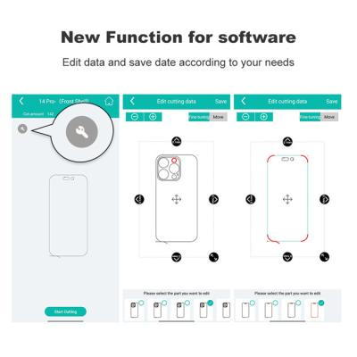 China Daqin IDSKIN Hydrogel Film Screen Protector Snijmachine Voor iPhone 14 Pro Max Ingebouwde versie Screen Protector Mobiele telefoon Te koop