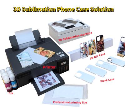China Vacuum Transfer Printing Machine 3D Phone Case Printing Machine For Heat Transfer Phone Case PC PBT for sale