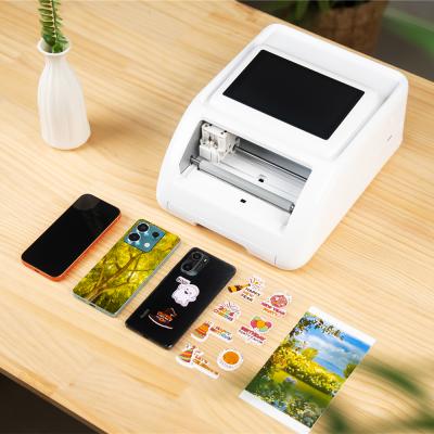 China 3-in-1 One Stop Fully Automatic Industrial Grade Print and Cut Machine for Phone Skins, Labels & Photos for sale