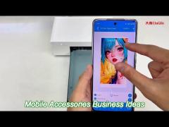 Máquina de impresión de pegatinas con Bluetooth móvil