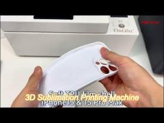 Mini 3D de sublimación de vacío máquina de prensa de calor para la impresión de diseño personalizado caso de teléfono