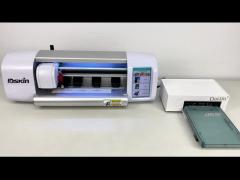 Mini-inktloze printer met IDSKIN-snijmachine