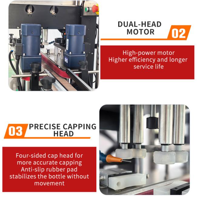 Capping machine integrated in production line